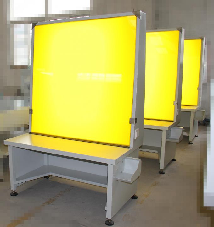 Manual coat table with back light, manual coating machine, manual scoop ...