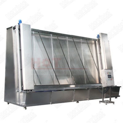 Automatic screen washout booth